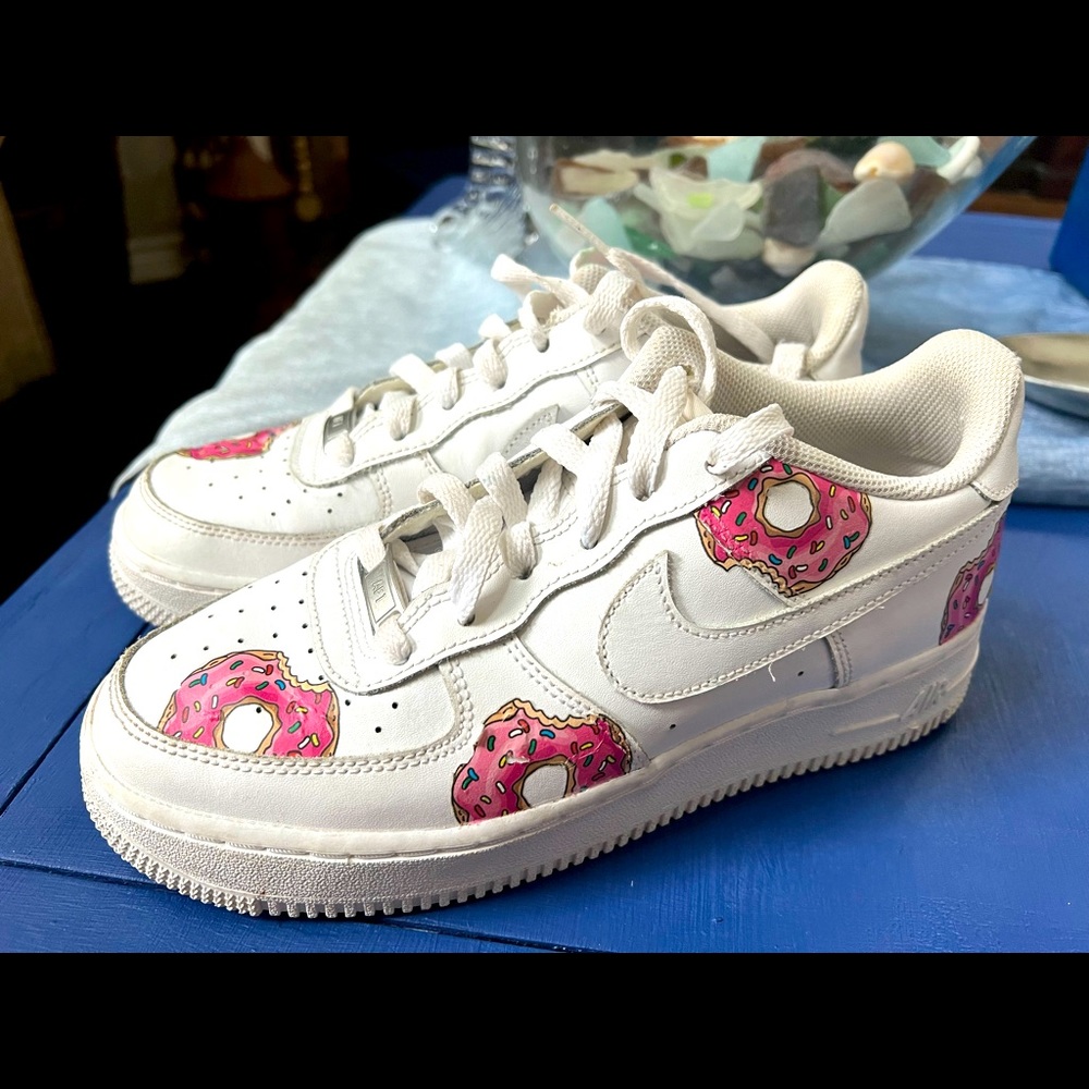 Nike Air Force 1 Donut Dripz Creation Shoes - Gem